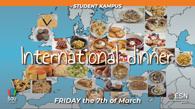International dinner – ESN Ljubljana